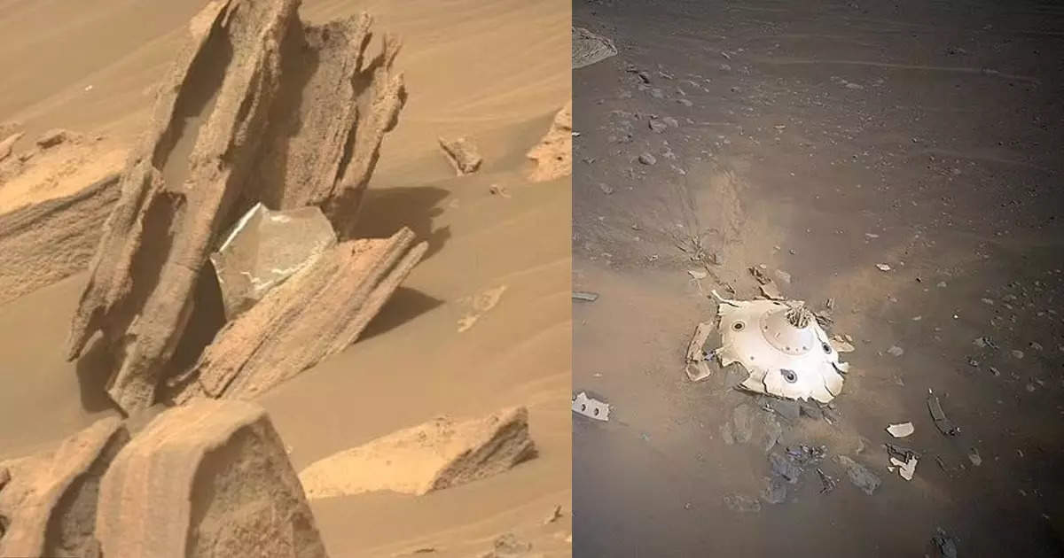 The red planet became a victim of human greed, Mars turned into a heap ...