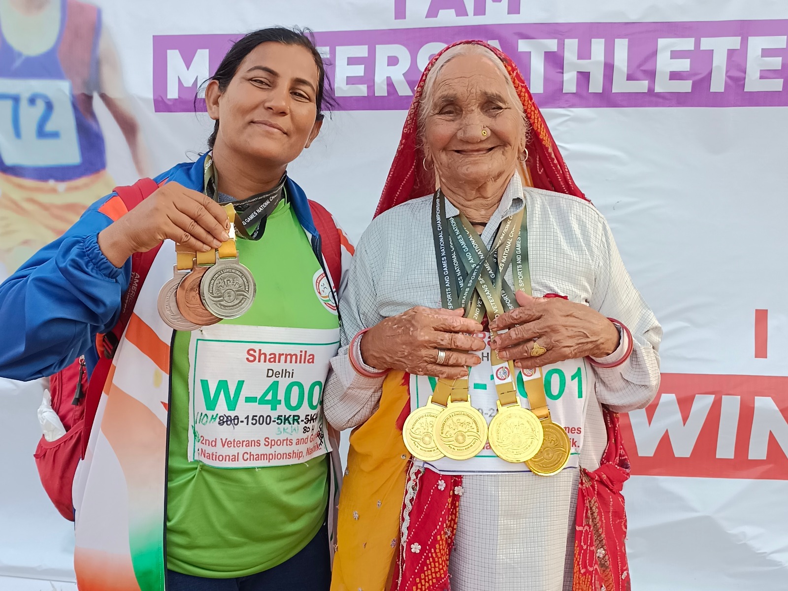 107 year old Rambai and 65 year old daughter Santra won five medals in ...