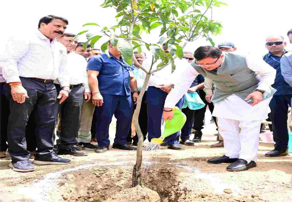 Uttarakhand: CM Dhami planted saplings with his wife, appeal to the ...