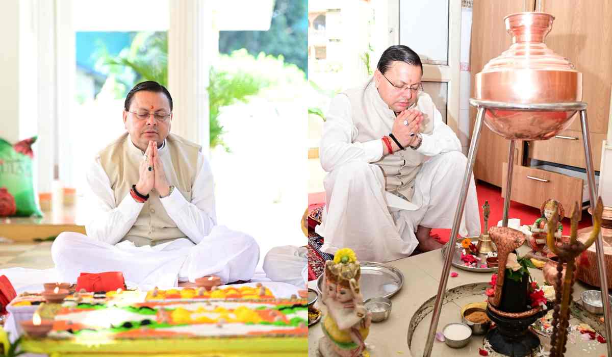Uttarakhand: Today is the first day of Sharadiya Navratri, CM Dhami ...